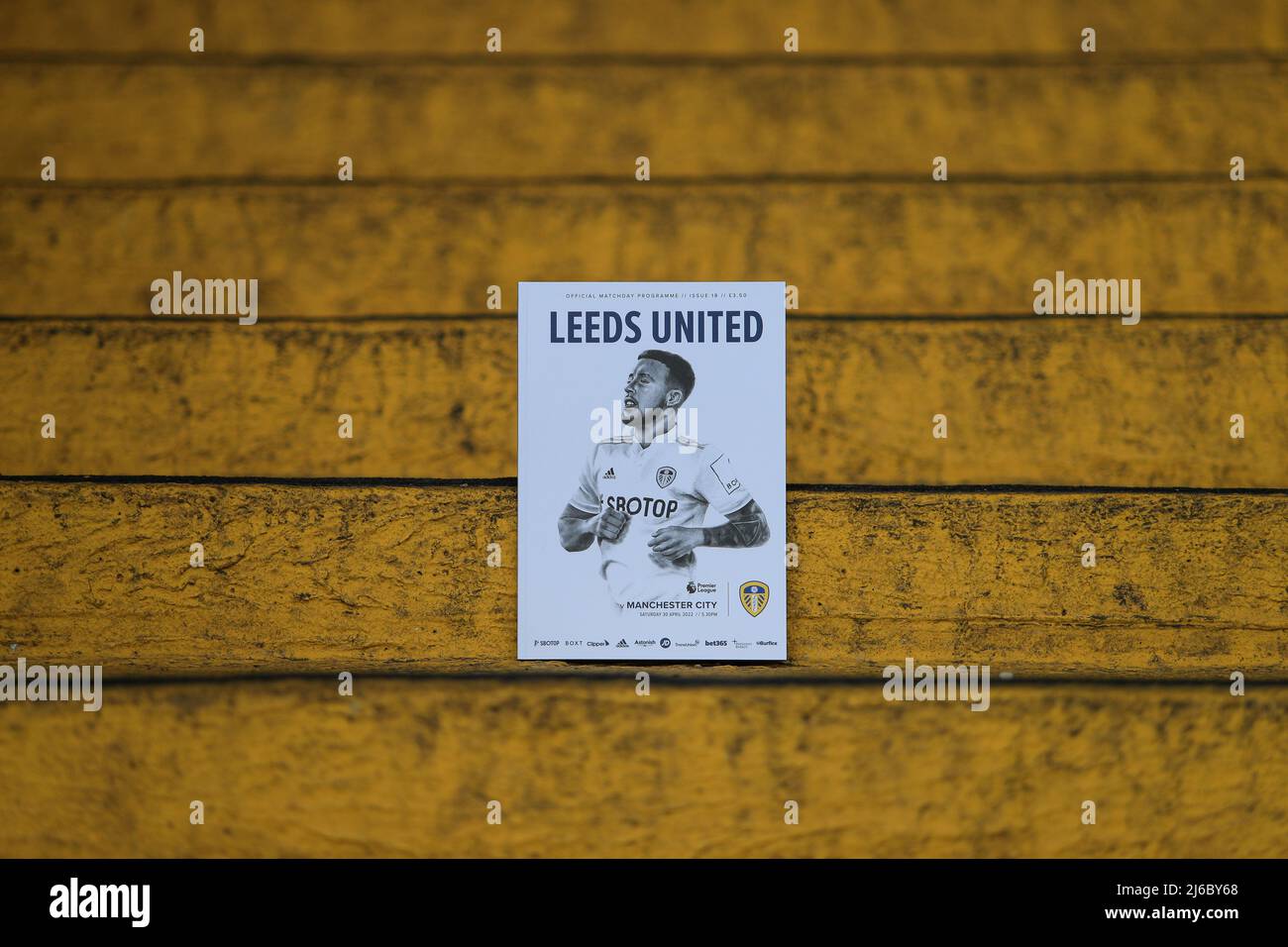 Today's match day programme with Sam Greenwood #42 of Leeds United on ...
