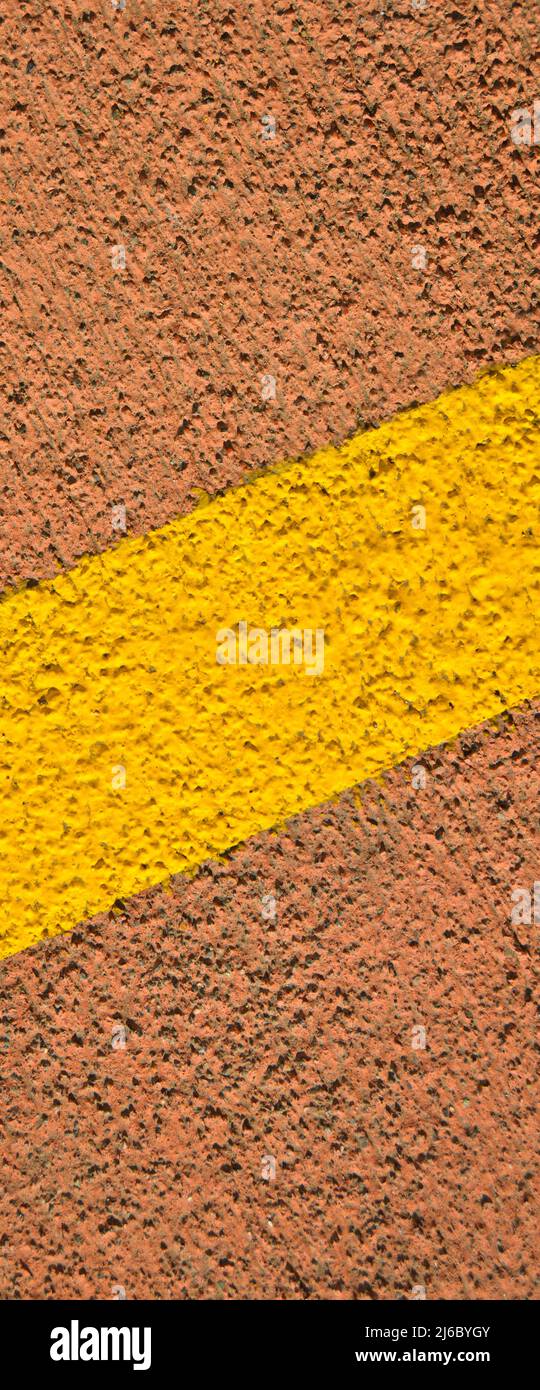 Clean asphalt yellow line road texture with background appearance ...