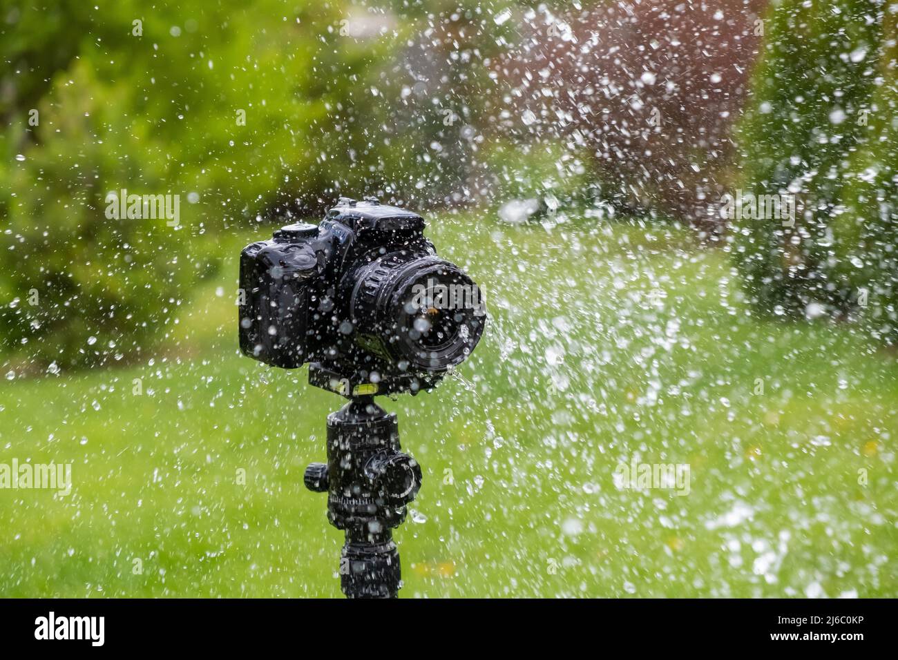 Film camera wet weather rain hi-res stock photography and images - Alamy