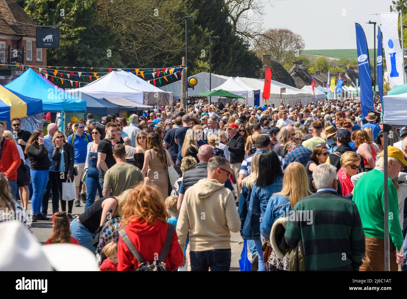 Downton, Salisbury, Wiltshire, UK, 30th April 2022. Downton Cuckoo Fair ...