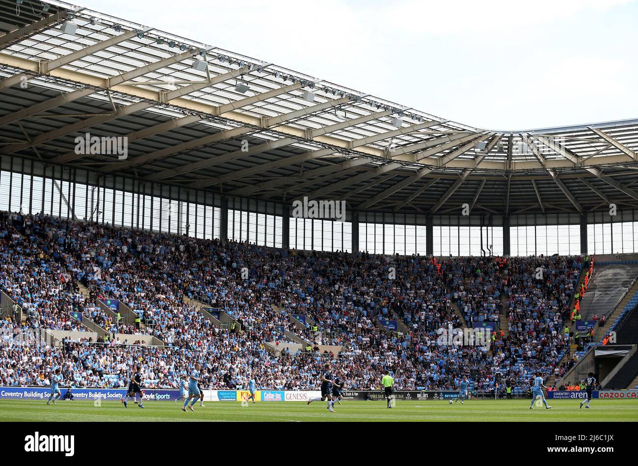 A general view of play during the Sky Bet Championship match at the ...