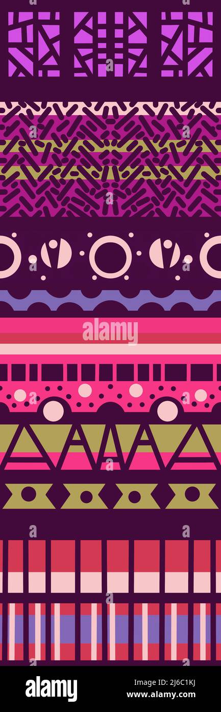 Abstract seamless geometric ethnic pattern for packaging and gifts and ...