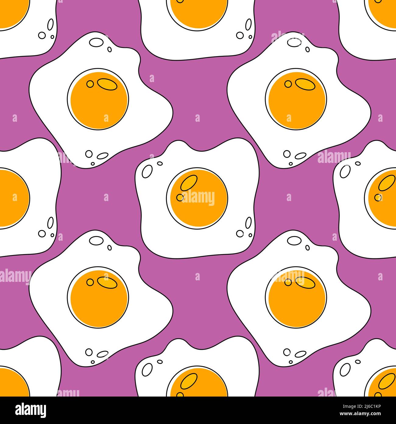 Kids seamless scrambled eggs pattern for fabrics and textiles and ...