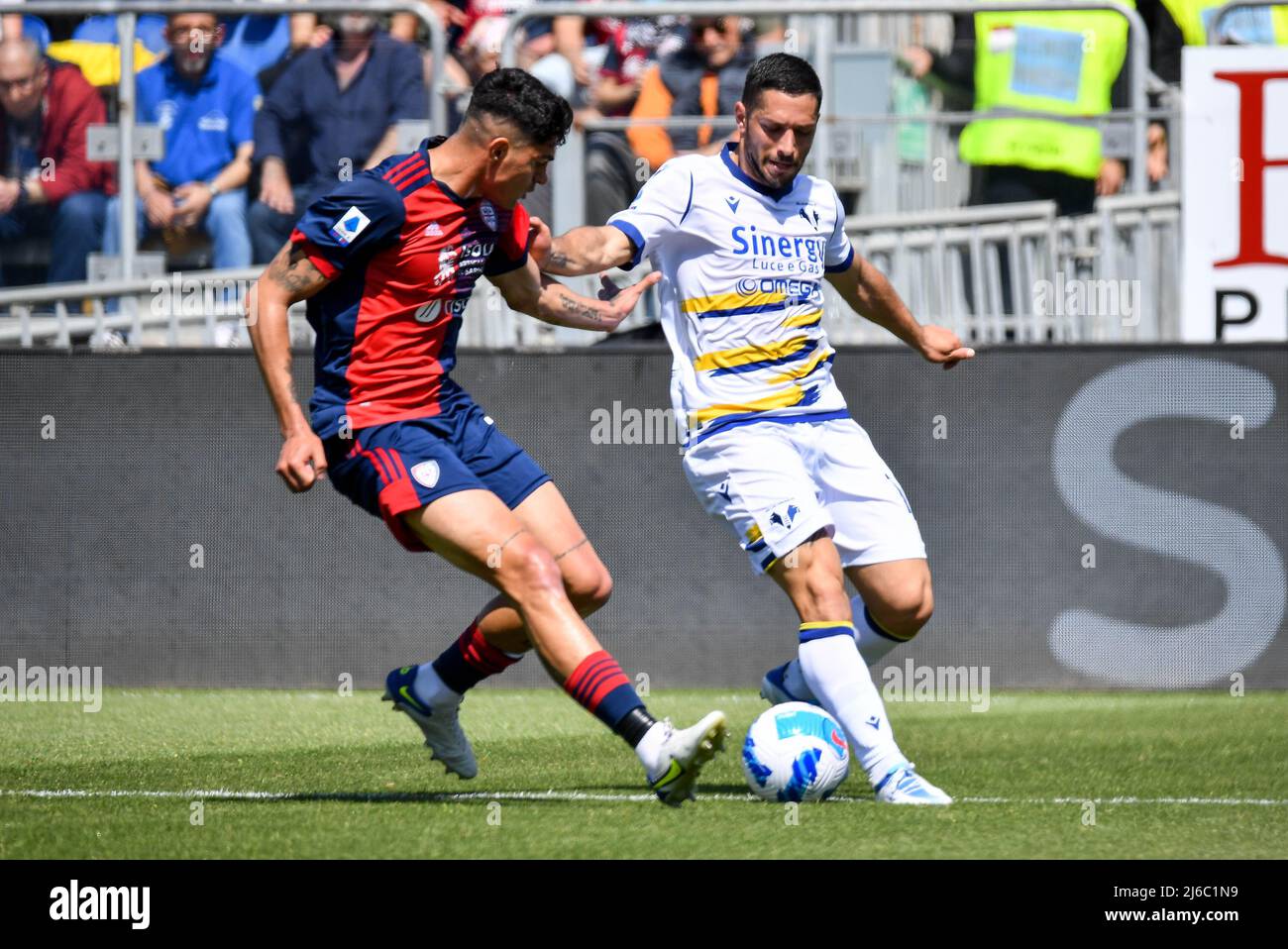 Gianluca Caprari of Hellas Verona FC during the italian soccer Serie A ...