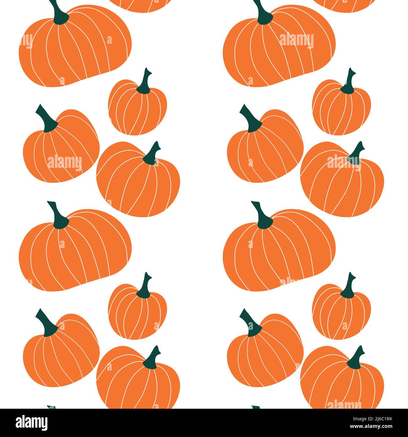 Halloween seamless pumpkin pattern for fabrics and textiles and ...