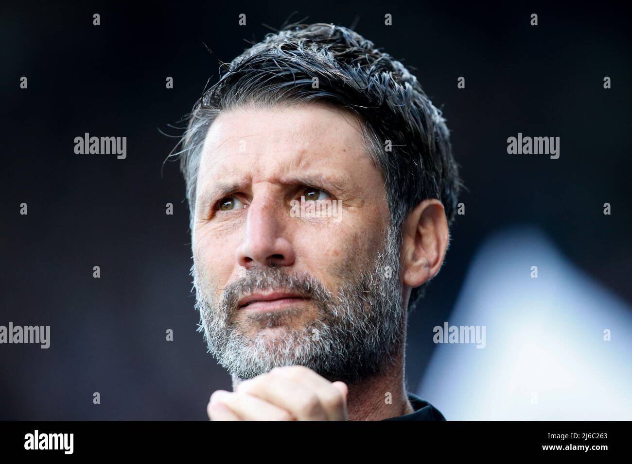 Danny Cowley manager of Portsmouth Stock Photo - Alamy