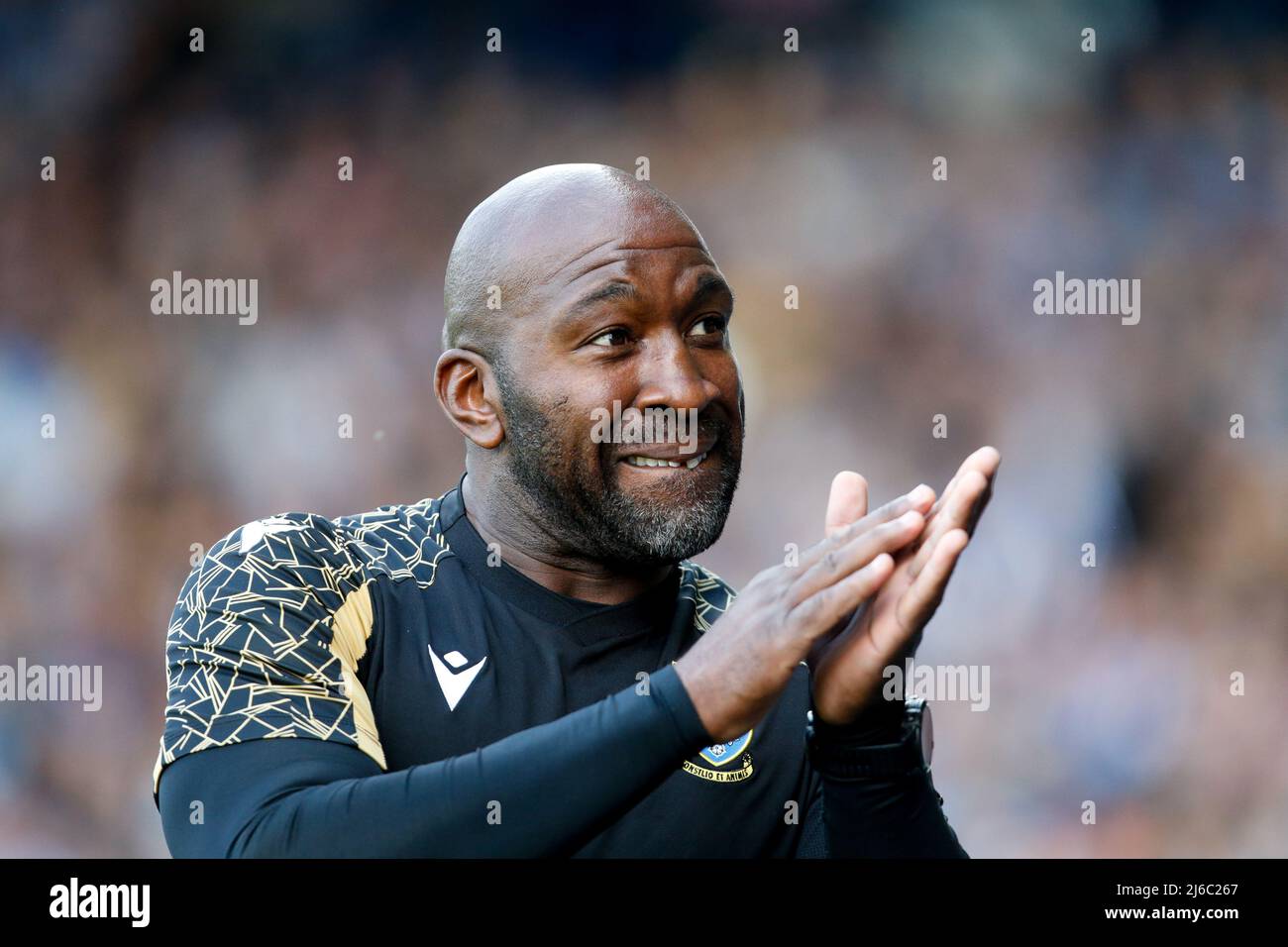 Darren Moore manager of Sheffield Wednesday Stock Photo - Alamy