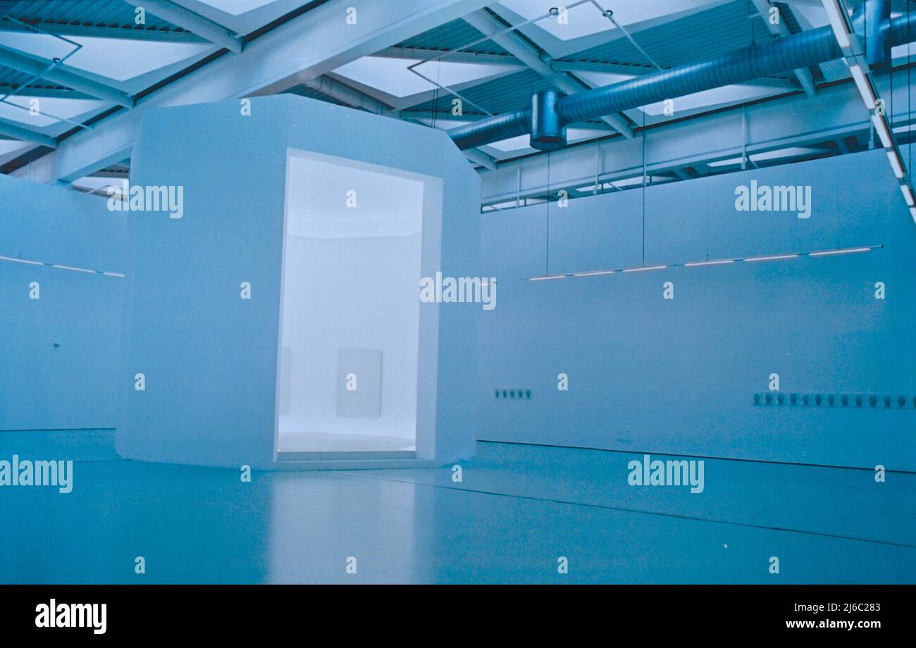 Art Exhibition of French-Polish artist Roman Opalka, 1980s Stock Photo ...