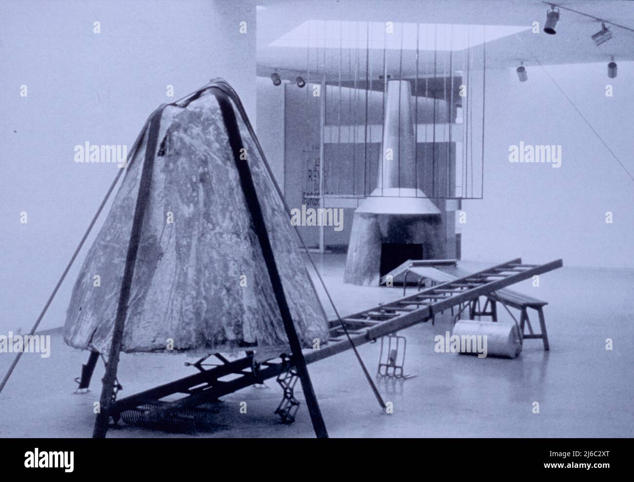 Revenge, Artwork by American artist Dennis Oppenheim, 1979 Stock Photo ...