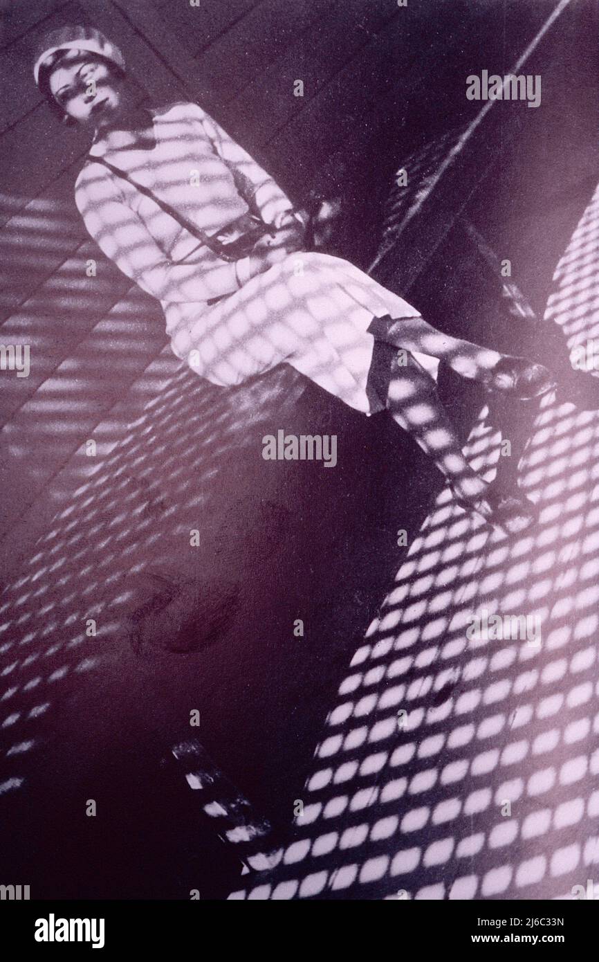 Girl with Leica, artwork by Russian artist Alexander Rodchenko, 1934 ...