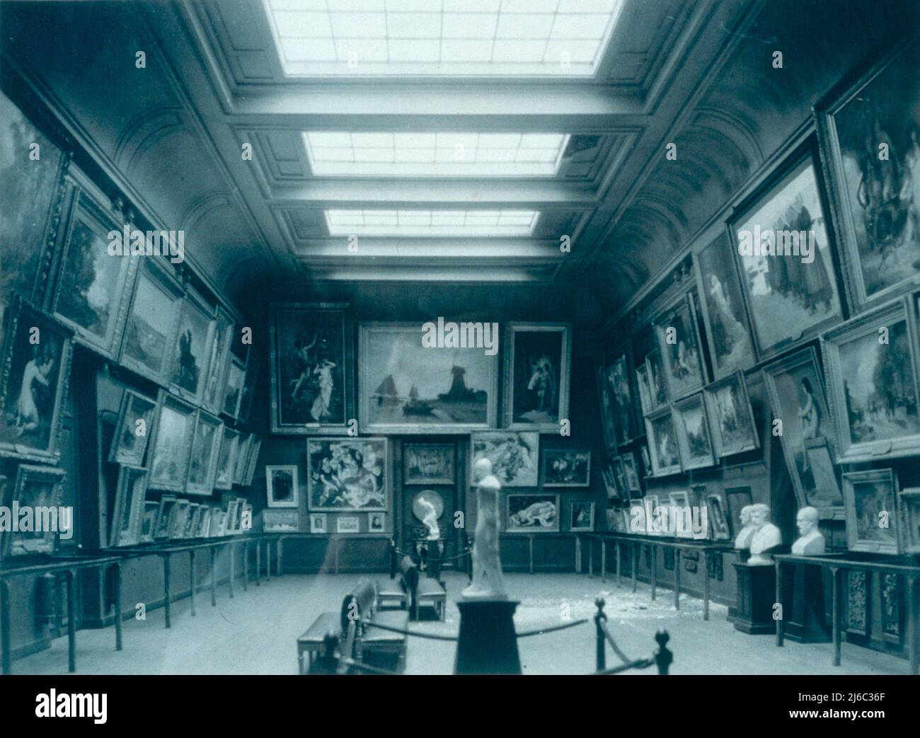 Inside view of the Room, Museum of Art and Industries of St. Etienne ...