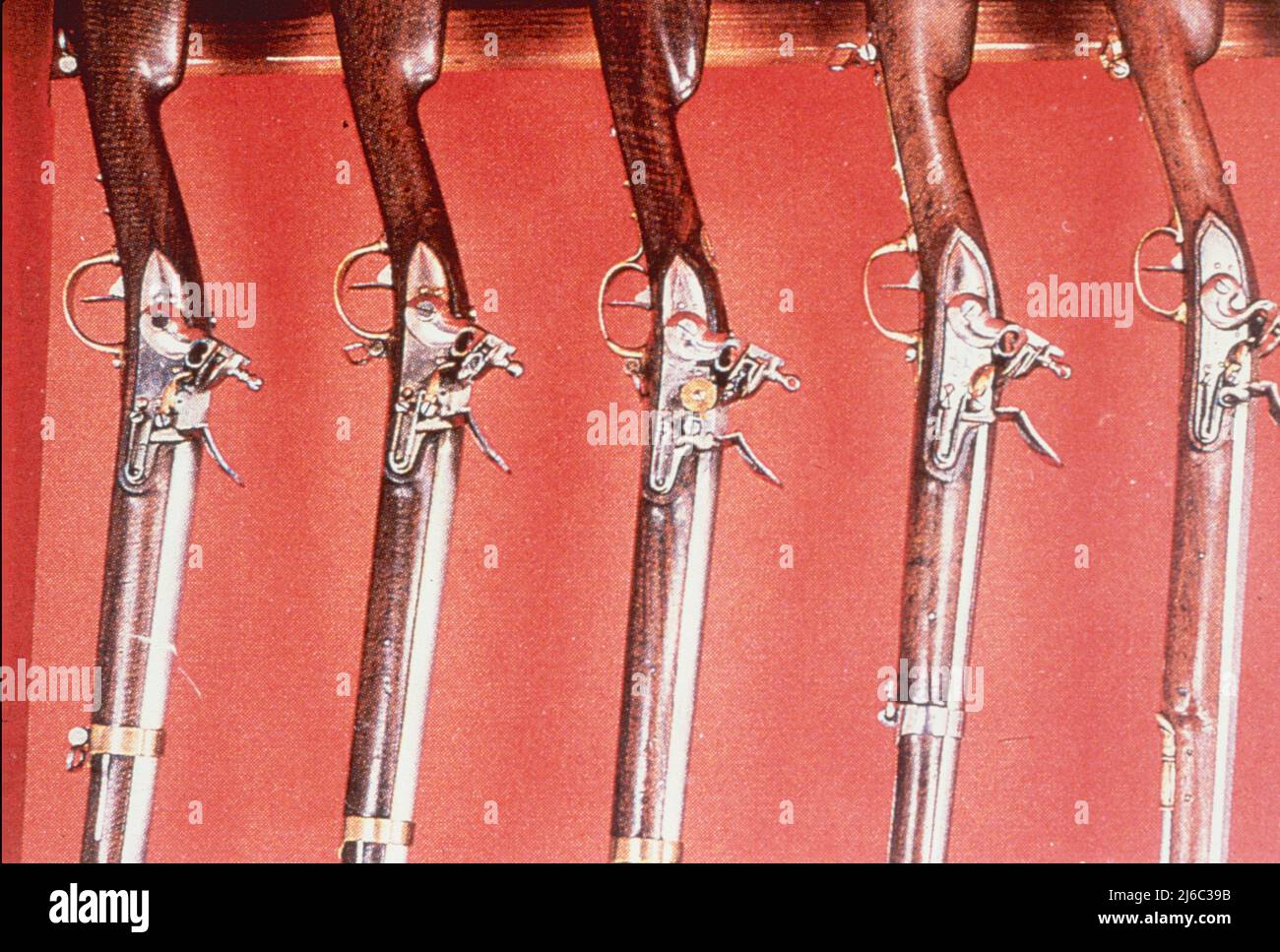 Rifles at the Museum of art and Industries, St. Etienne, France, 1990s ...