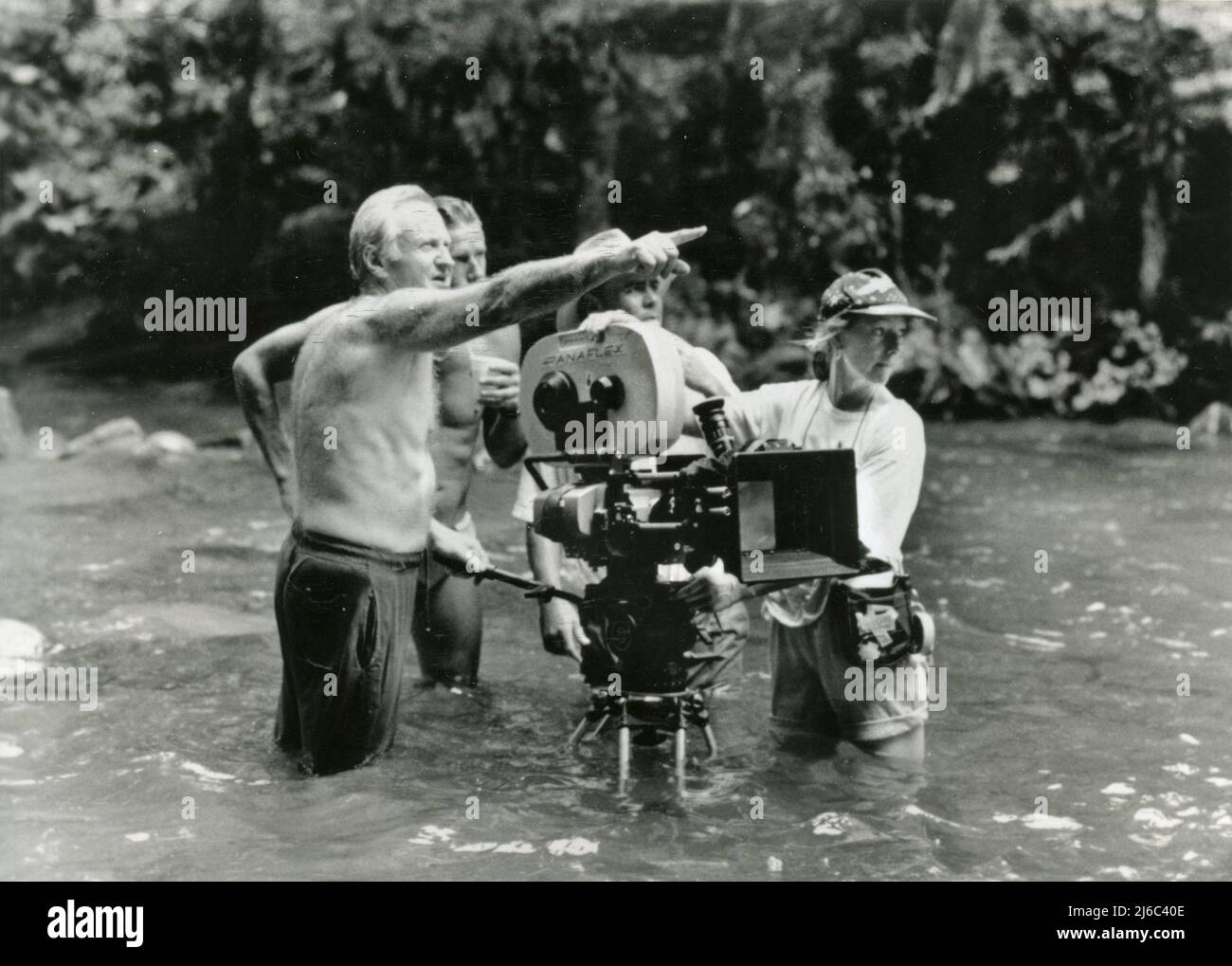 British film director John Boorman while filming the movie Beyond ...
