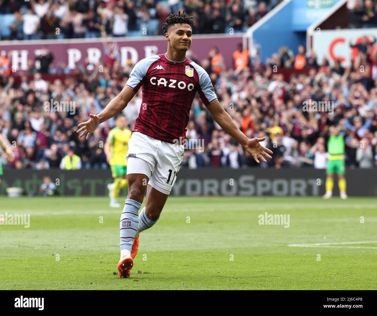 Birmingham, England, 30th April 2022. Ollie Watkins of Aston Villa ...