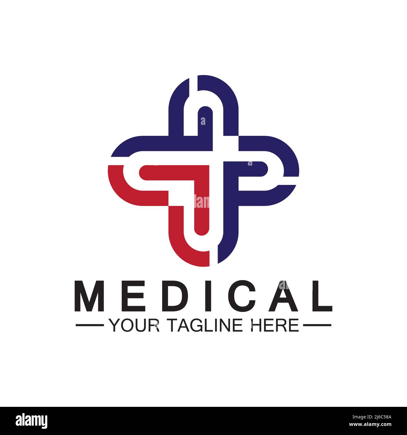 Medical Cross and Health Pharmacy Logo Vector Template Stock Vector ...