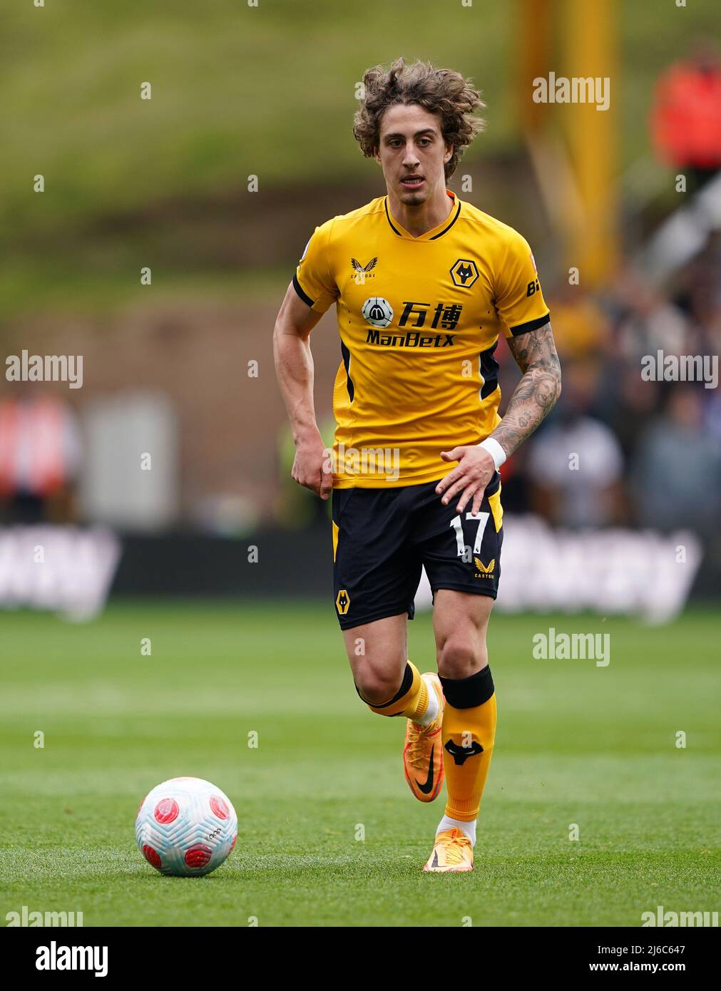 Wolverhampton Wanderers' Fabio Silva during the Premier League match at ...