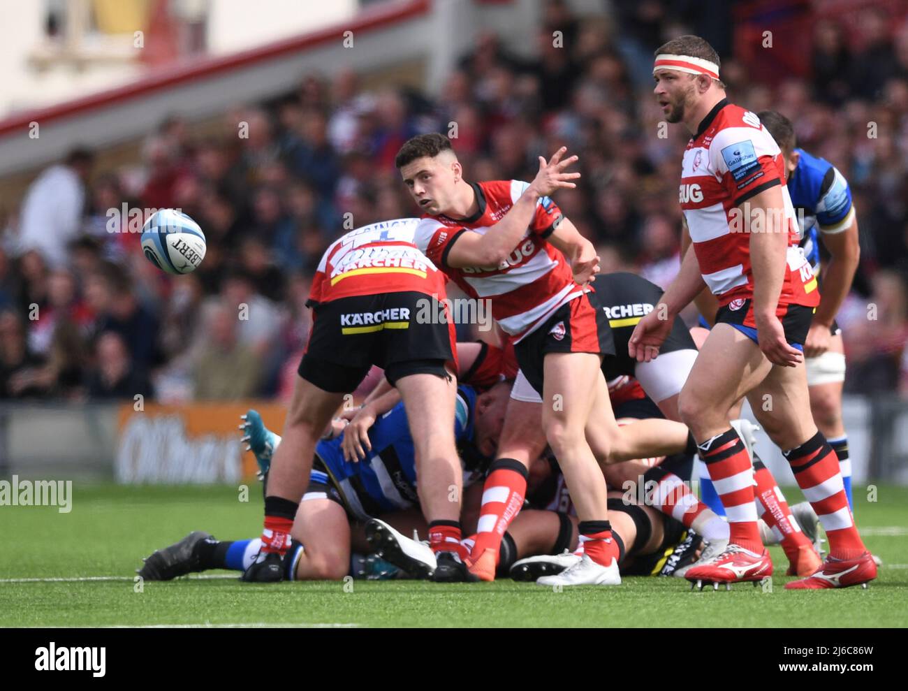 Gloucester, UK. 30th April 2022: Kingsholm Stadium, Gloucester, England ...
