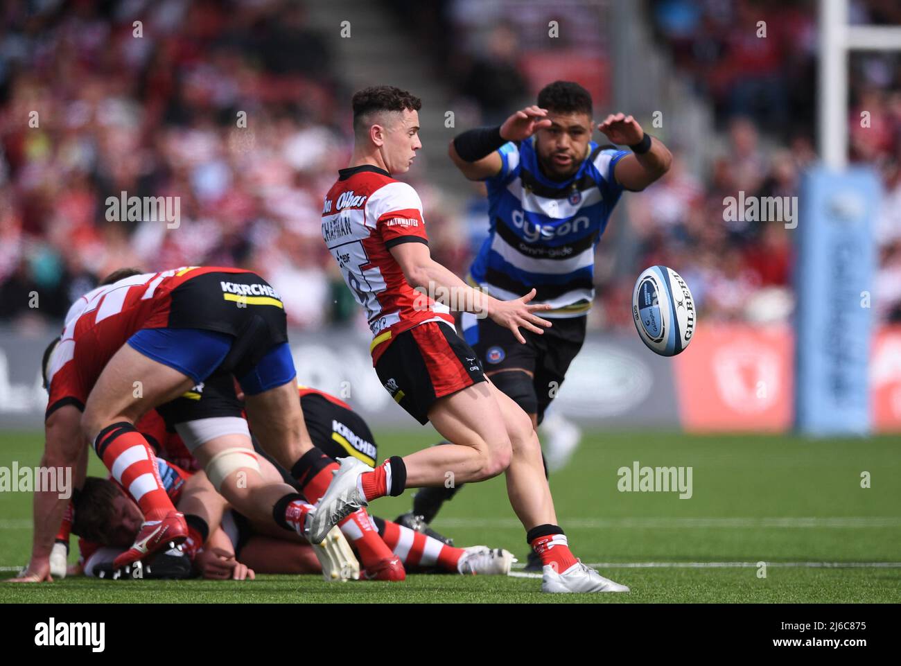 Gloucester, UK. 30th April 2022: Kingsholm Stadium, Gloucester, England ...