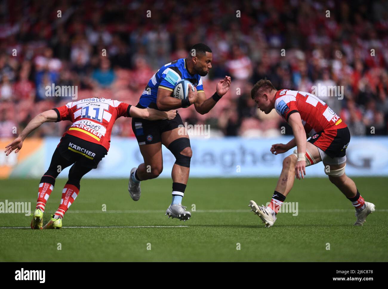 Gloucester, UK. 30th April 2022: Kingsholm Stadium, Gloucester, England ...