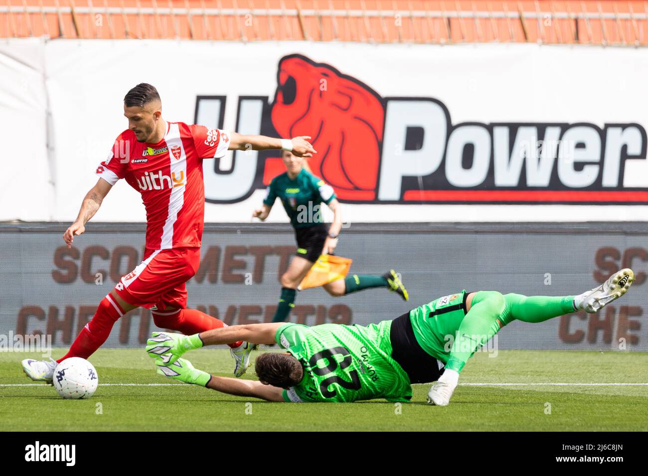 Dany Mota of AC Monza scores during the Serie B match between Ac Monza ...