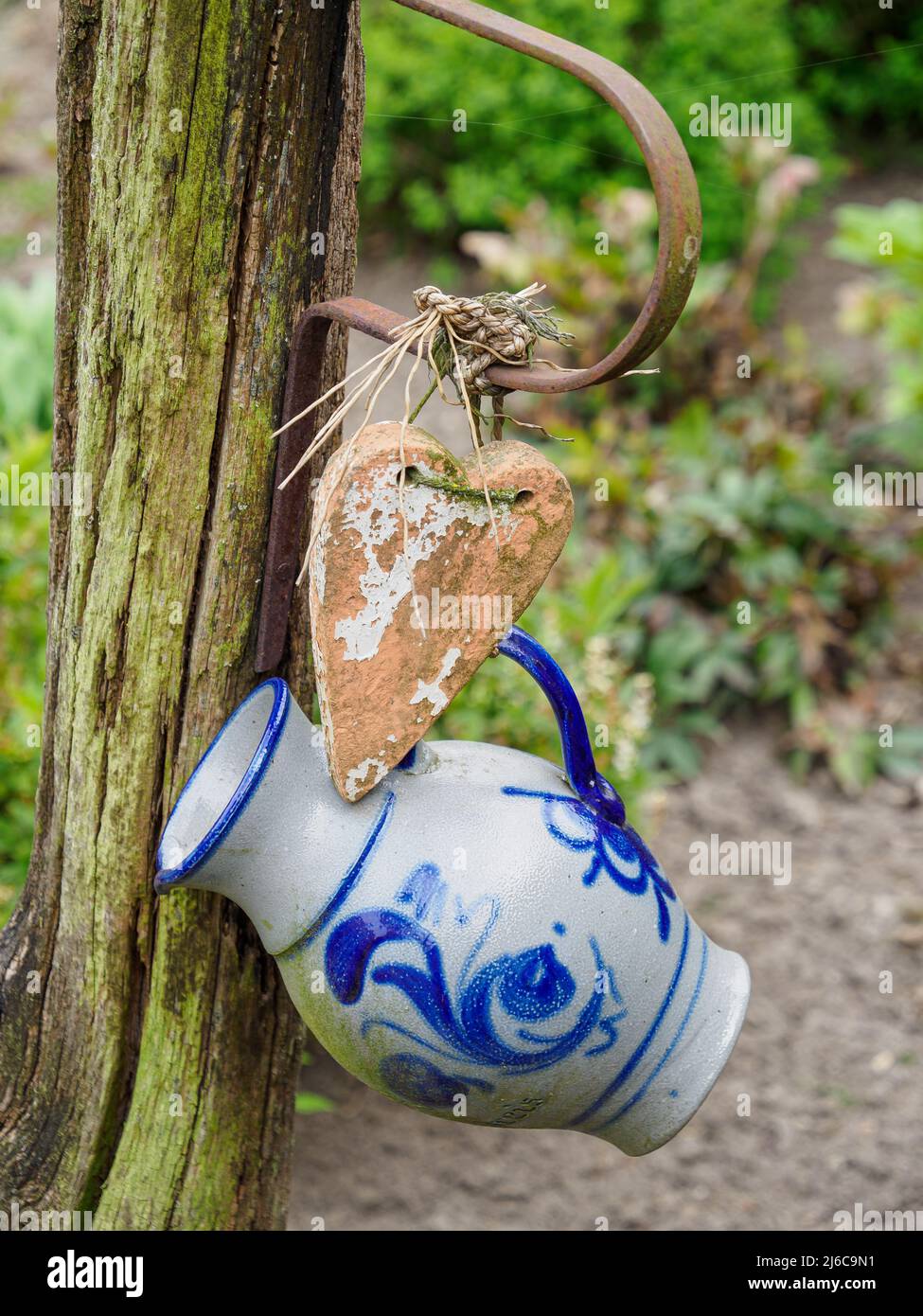 Spring time in a german garden Stock Photo - Alamy