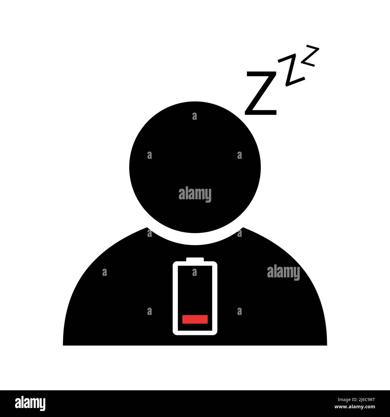 Tired man icon, sleep emotion tired sign, bored concept symbol, graphic ...