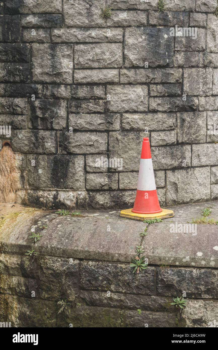 Road cones unusual places hi-res stock photography and images - Alamy