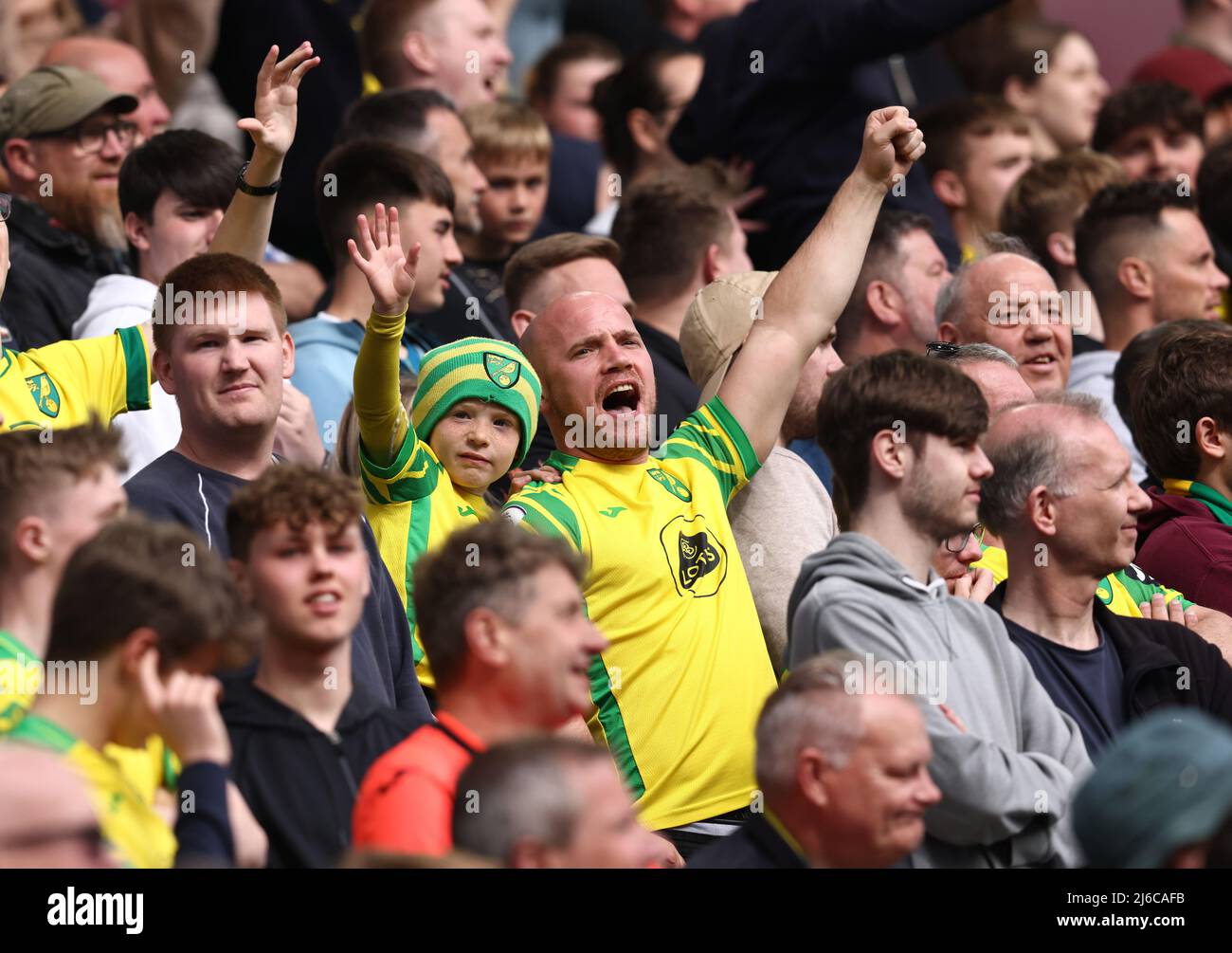 Norwich city fans villa hi-res stock photography and images - Alamy
