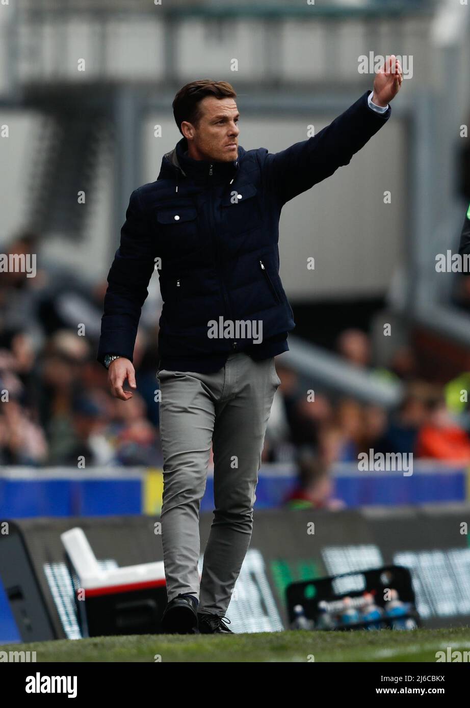 Bournemouth Manager, Scott Parker, looks on during the Sky Bet ...