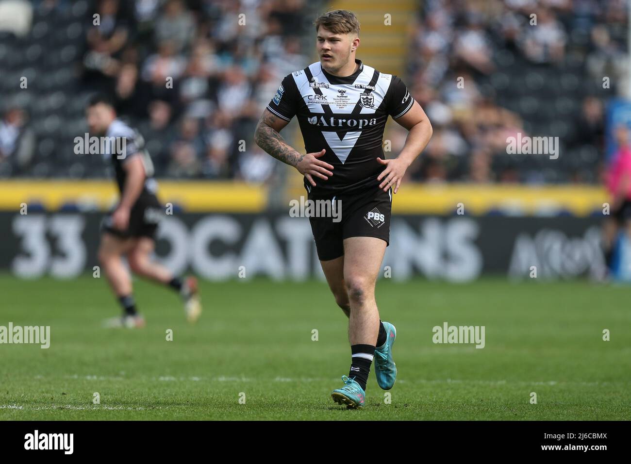 Denive Balmforth #33 of Hull FC during the game in , on 4/30/2022 ...