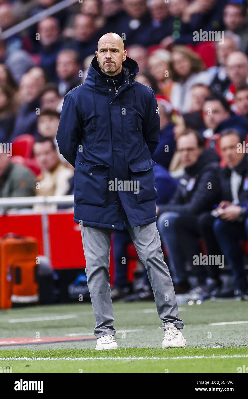 AMSTERDAM, 30-04-2022 JohanCruyff Stadium , Dutch Football Eredivisie ...