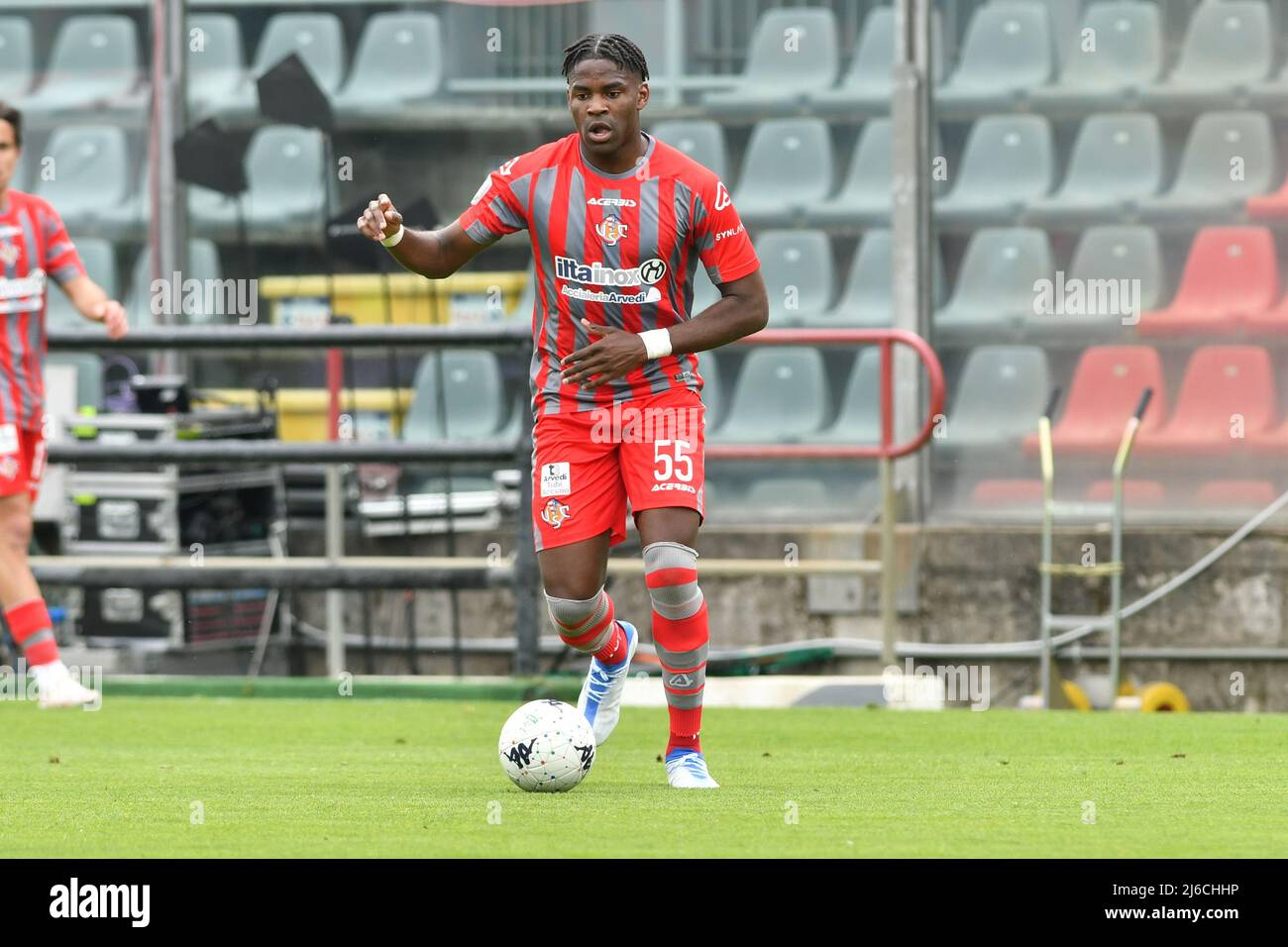 caleb okoli (cremonese) during US Cremonese vs Ascoli Calcio, Italian ...