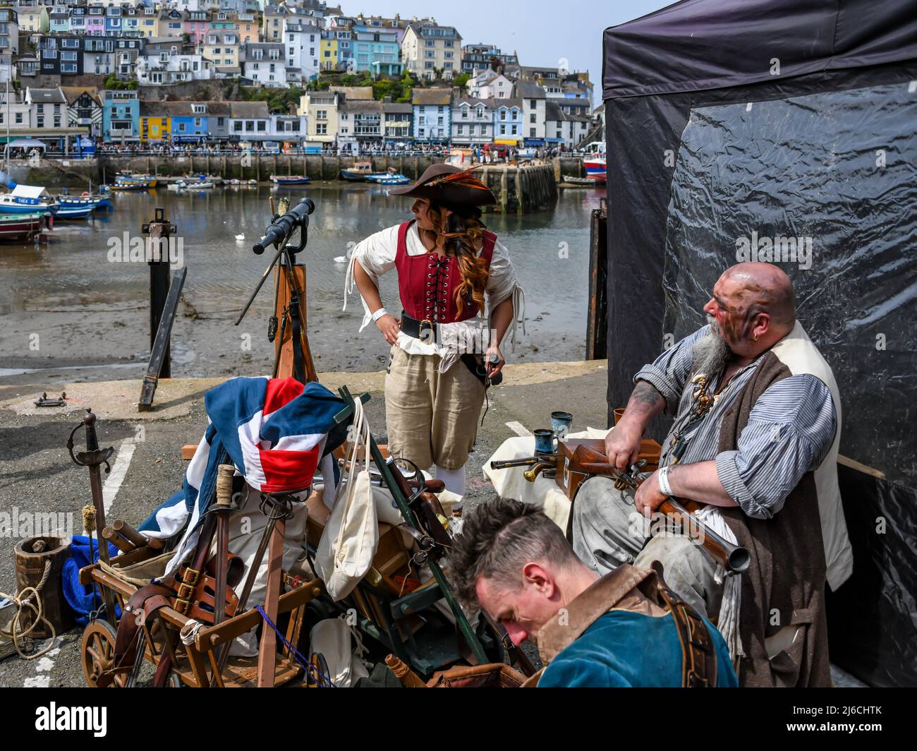 Brixham, UK. Saturday 30 April 2022. Thousands flocked to the Brixham ...