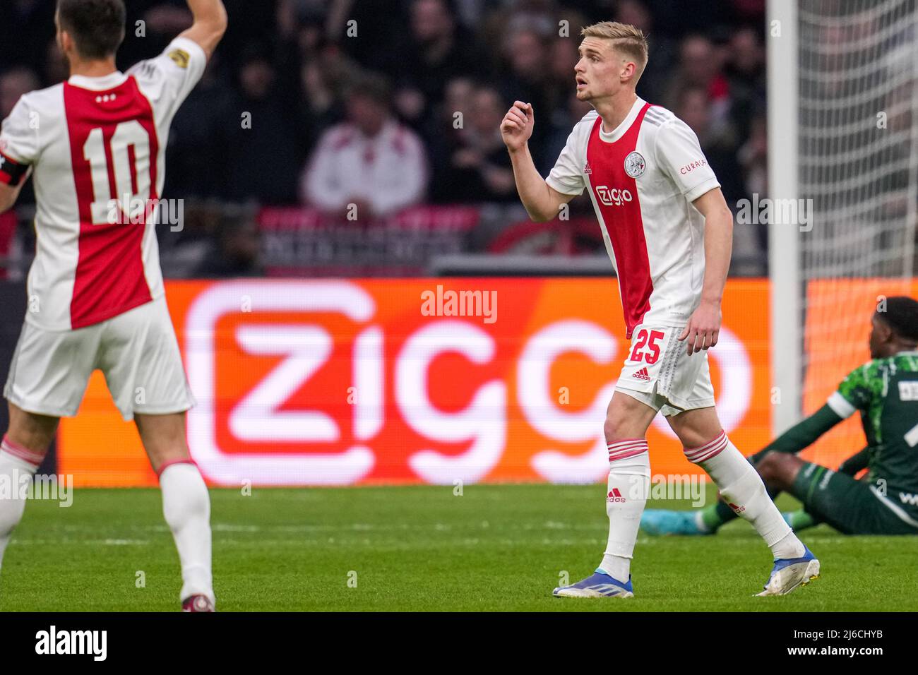 AMSTERDAM, NETHERLANDS - APRIL 30: Kenneth Taylor of Ajax during the ...