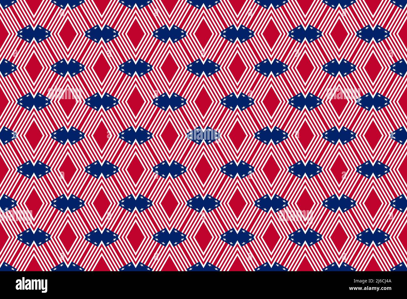 Geometric pattern in the colors of the national flag of Liberia. The ...