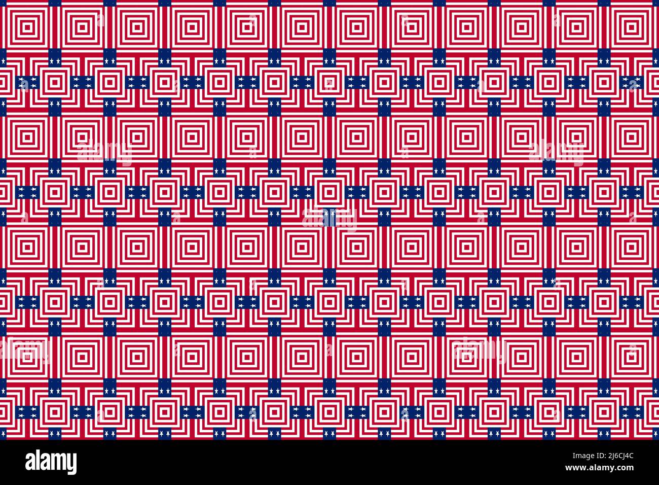 Geometric pattern in the colors of the national flag of Liberia. The ...