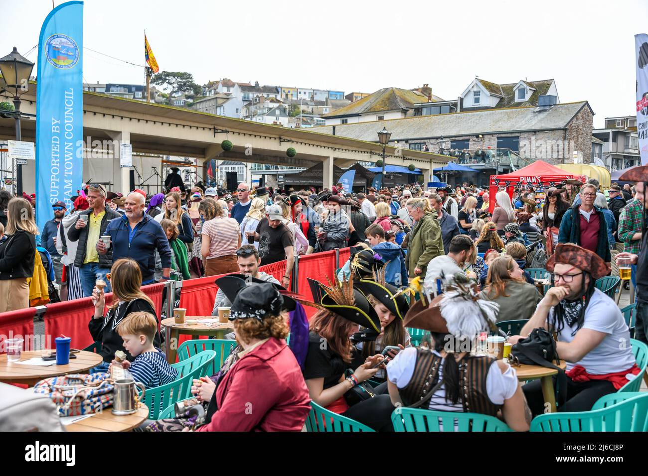 Brixham, UK. Saturday 30 April 2022. Thousands flocked to the Brixham ...