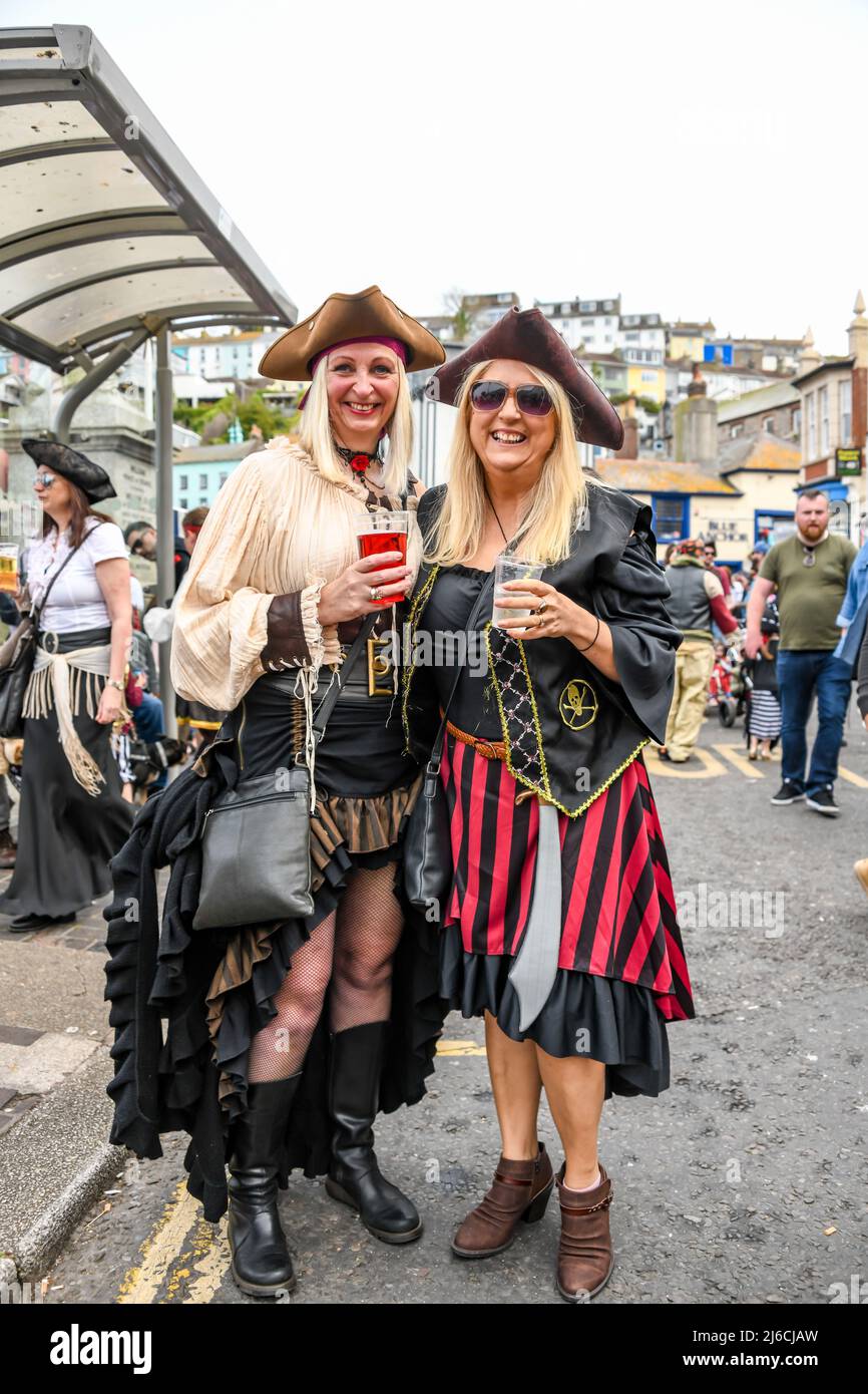 Brixham, UK. Saturday 30 April 2022. Thousands flocked to the Brixham ...