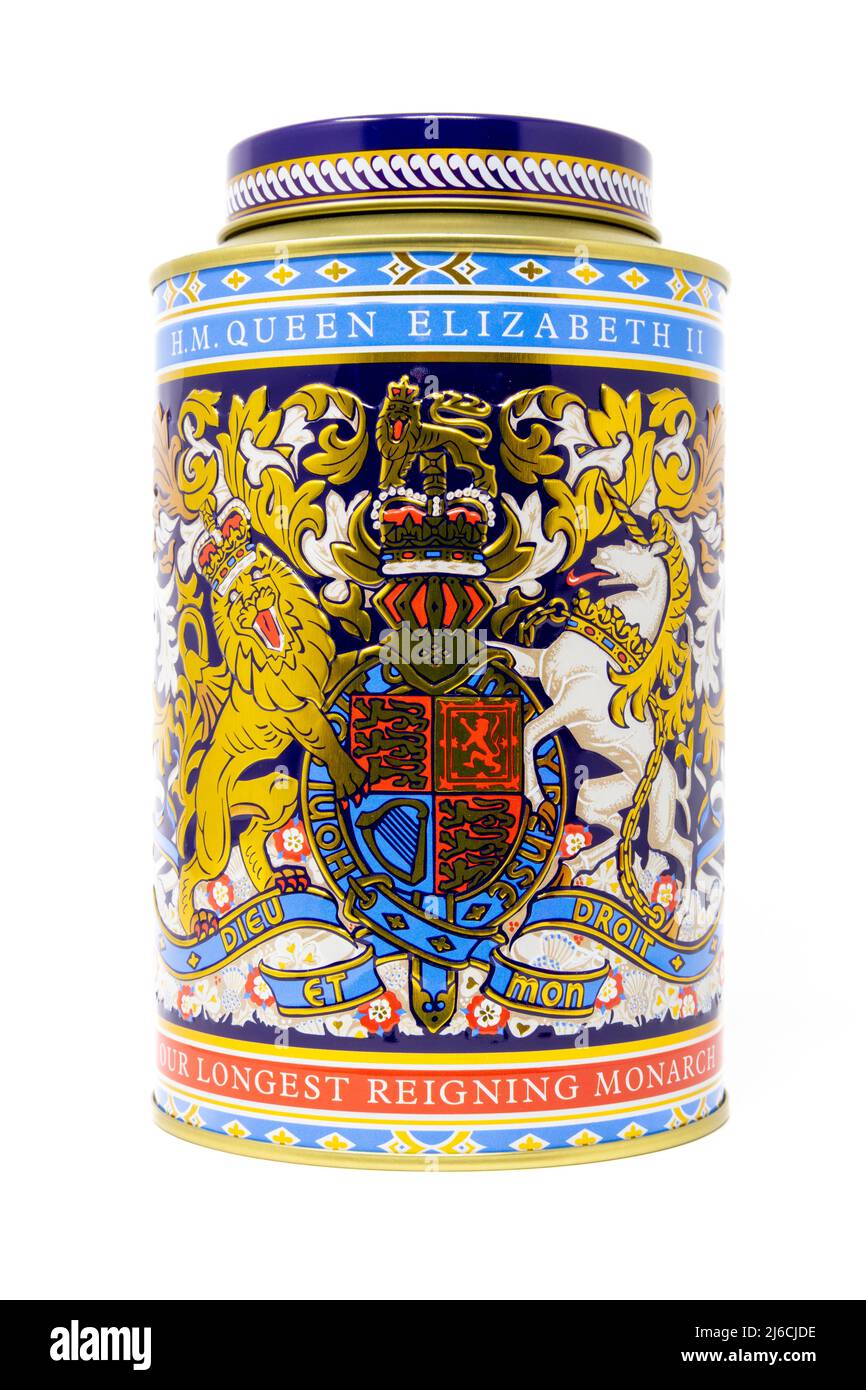 The Royal Collection Longest Reigning Monarch Tea Caddy Stock Photo - Alamy