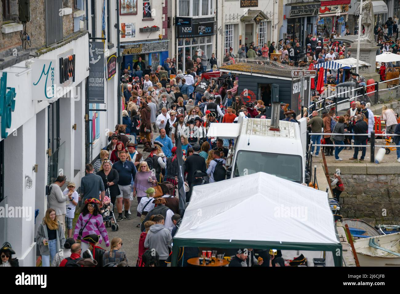 Brixham, UK. Saturday 30 April 2022. Thousands flocked to the Brixham ...