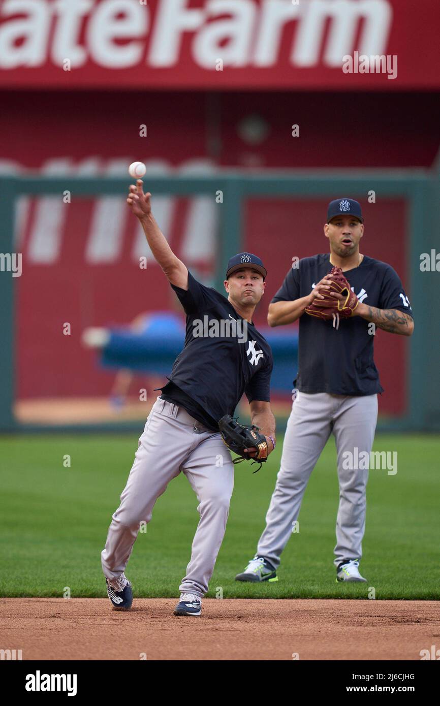 April 29 20261: New York shortstop Isiah Kiner Falefa (41) during ...