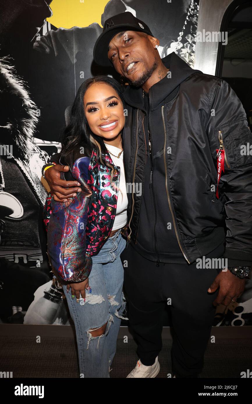 NEW YORK, NY- APRIL 29: DreamDoll and Mic Geronimo at the Hot 97 Summer ...