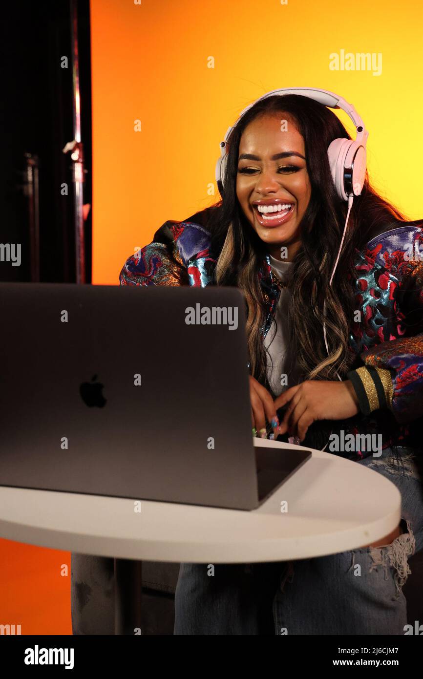 NEW YORK, NY- APRIL 29: DreamDoll at the Hot 97 Summer Jam 2022 ...