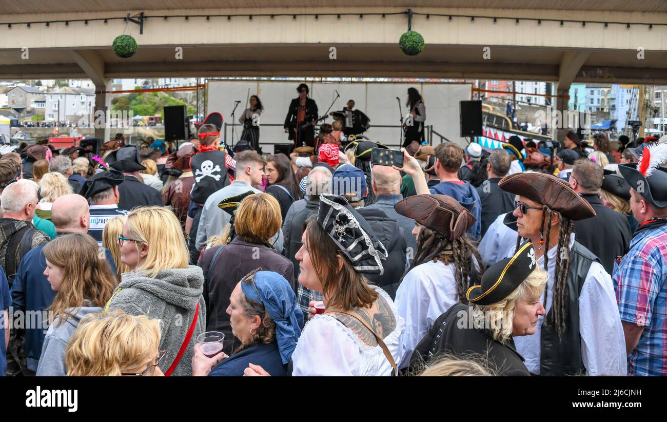 Brixham, UK. Saturday 30 April 2022. Thousands flocked to the Brixham ...