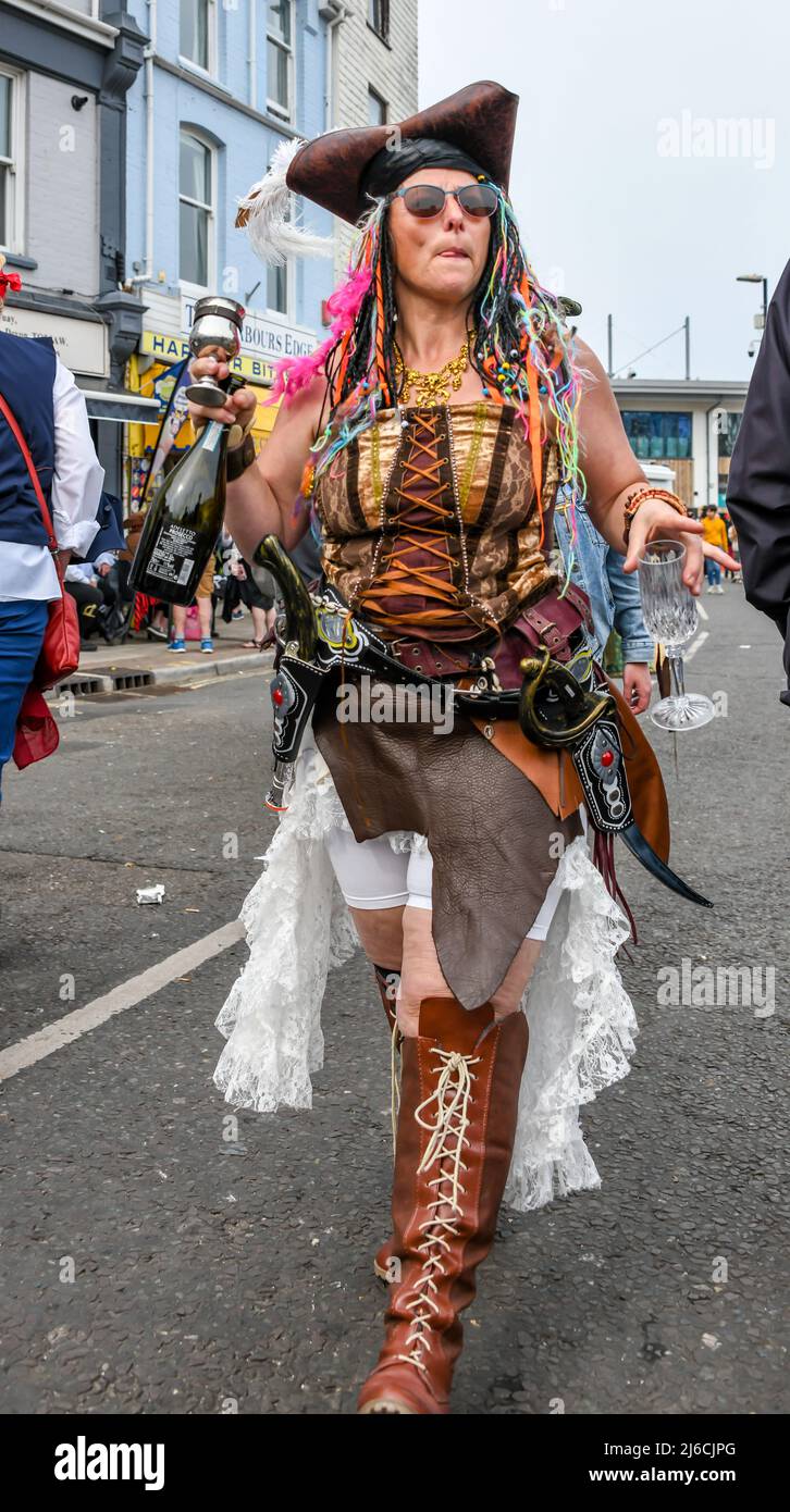 Brixham, UK. Saturday 30 April 2022. Thousands flocked to the Brixham ...
