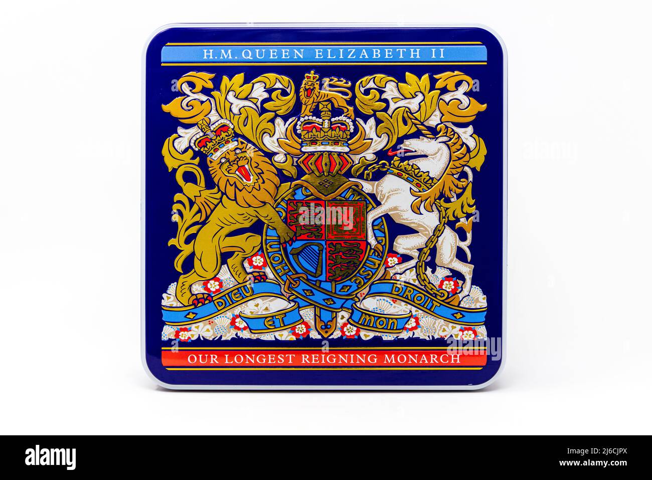 The Royal Collection Longest Reigning Monarch Chocolate Biscuit Tin ...