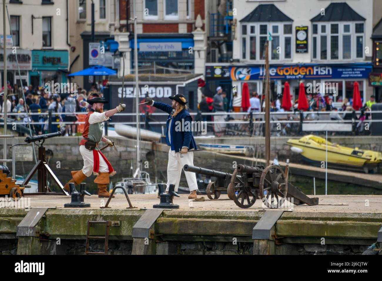 Brixham, UK. Saturday 30 April 2022. Thousands flocked to the Brixham ...