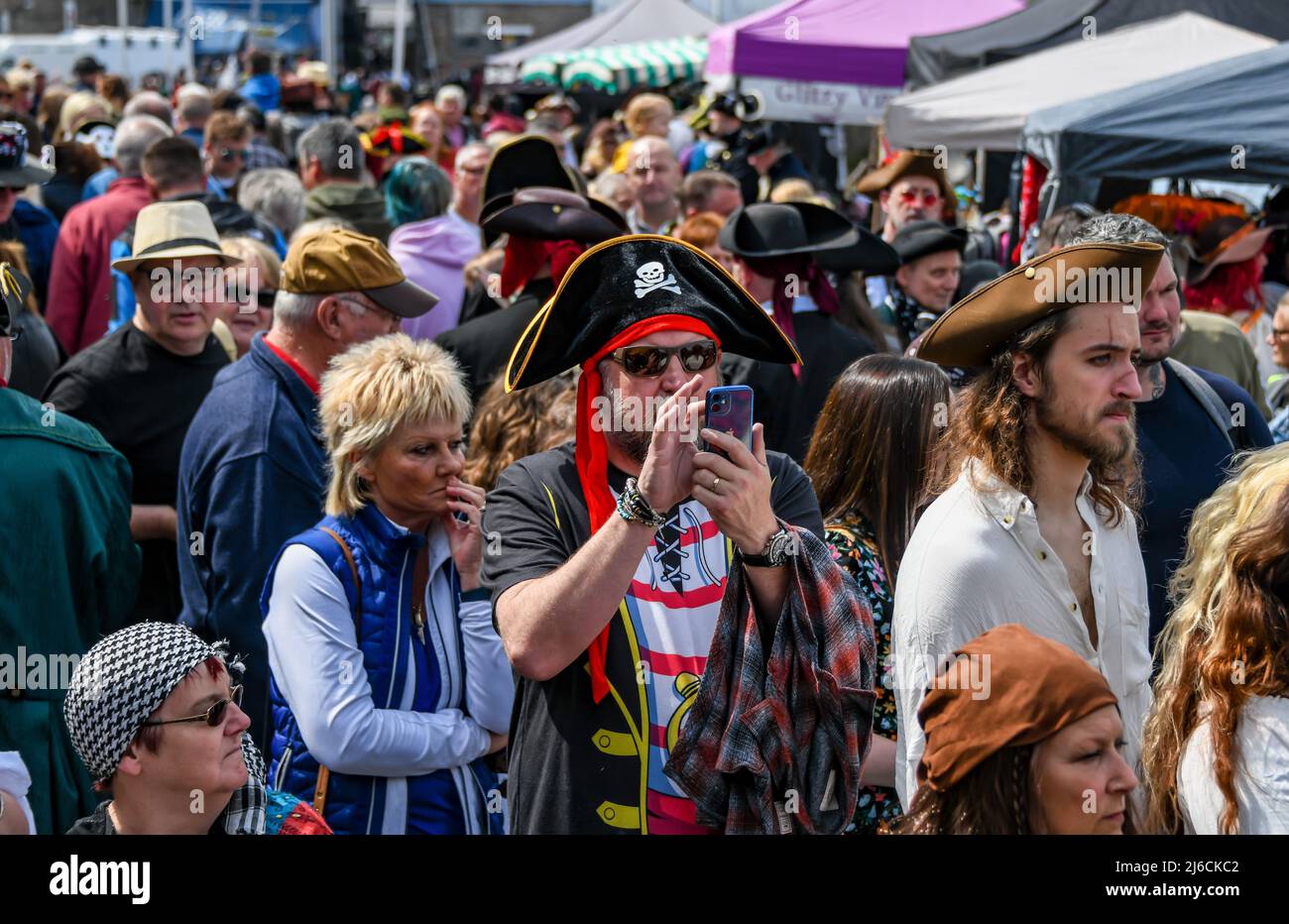 Brixham, UK. Saturday 30 April 2022. Thousands flocked to the Brixham ...