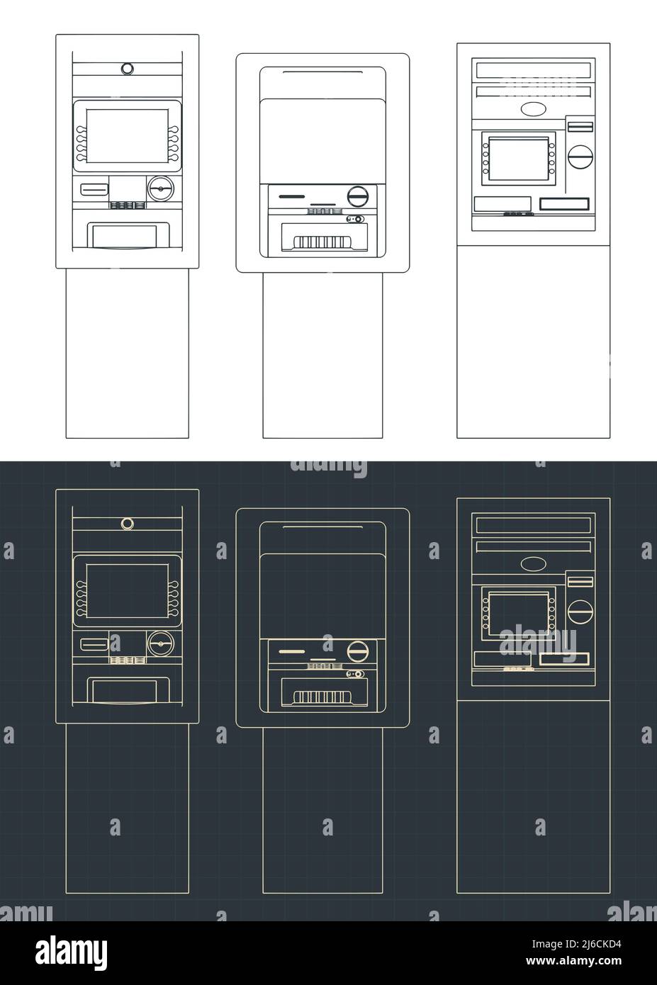 Bank atms Stock Vector Images - Alamy