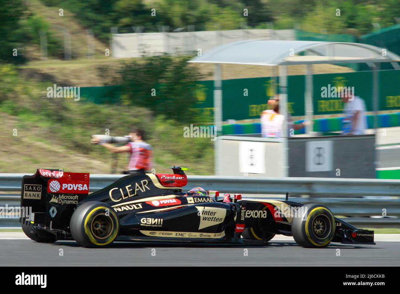 Formula 1 Hungarian Grand Prix 2014. Pictured Stock Photo - Alamy